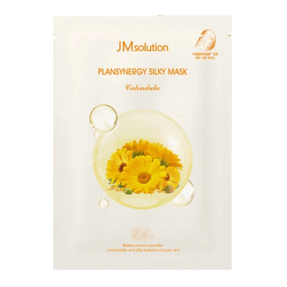 Тканевая маска с экстрактом календулы JMSOLUTION Plansynergy Silky Mask Calendula